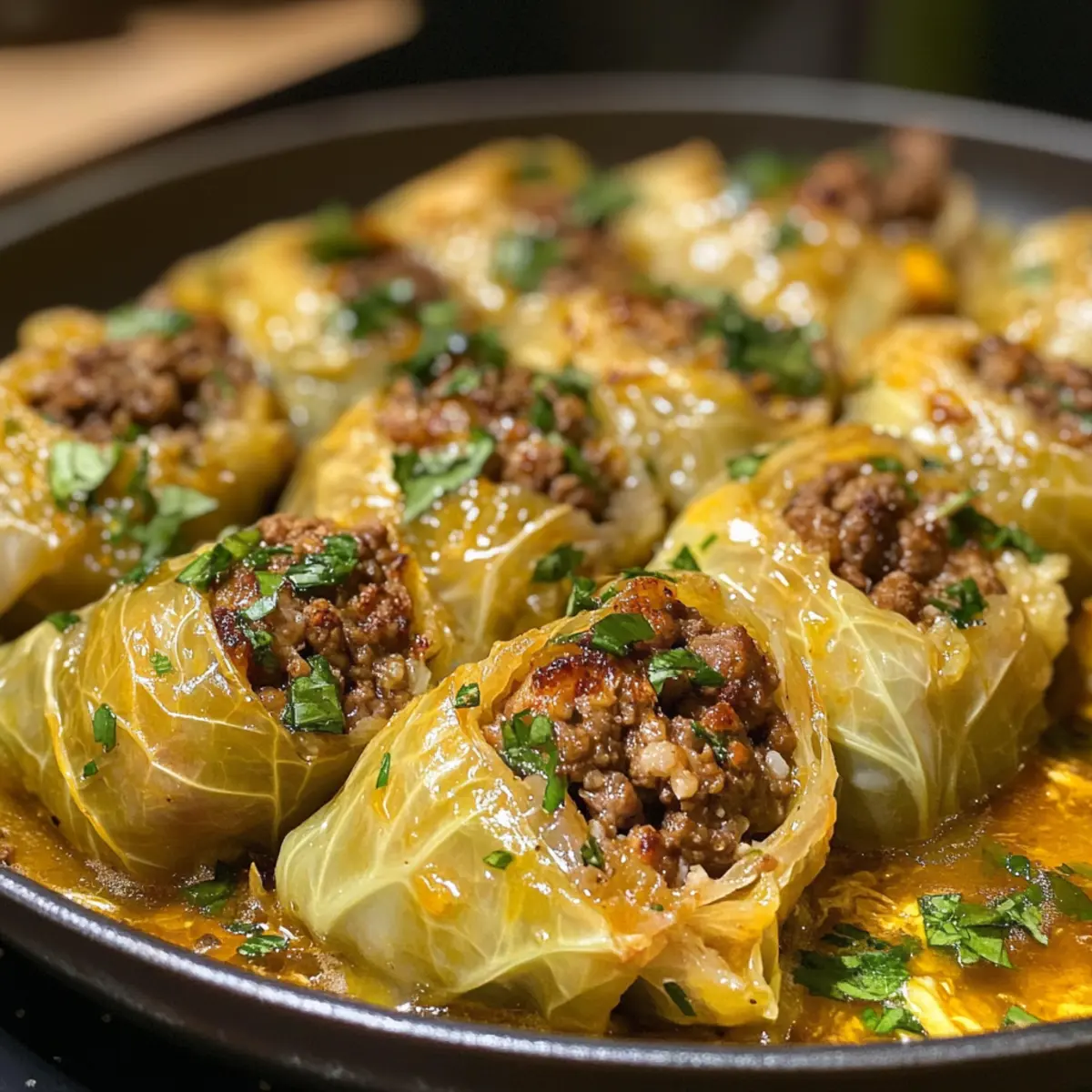 Delicious Stuffed Cabbage Rolls with Zesty Egg-Lemon Sauce