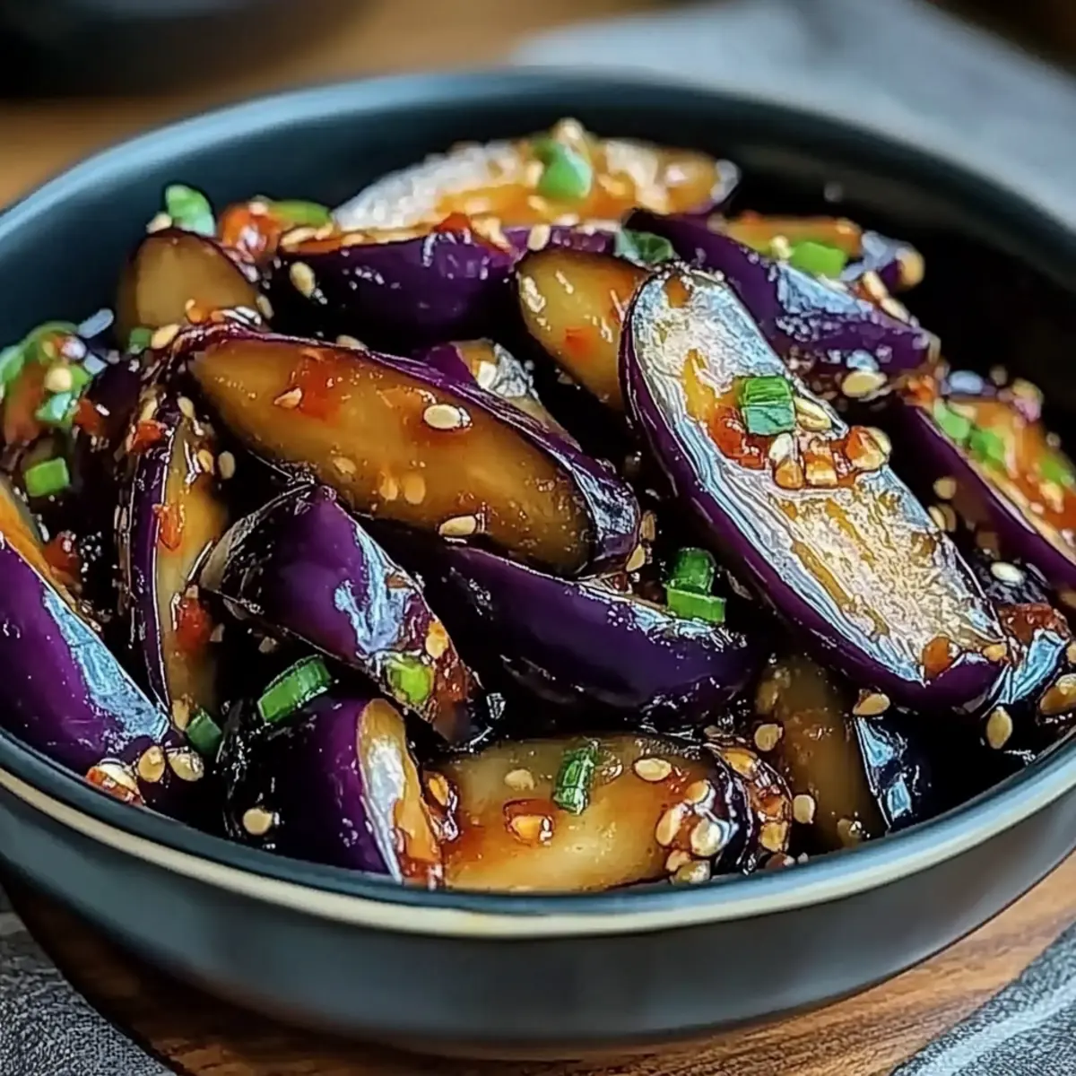 Irresistible Chinese Eggplant with Garlic Sauce Recipe