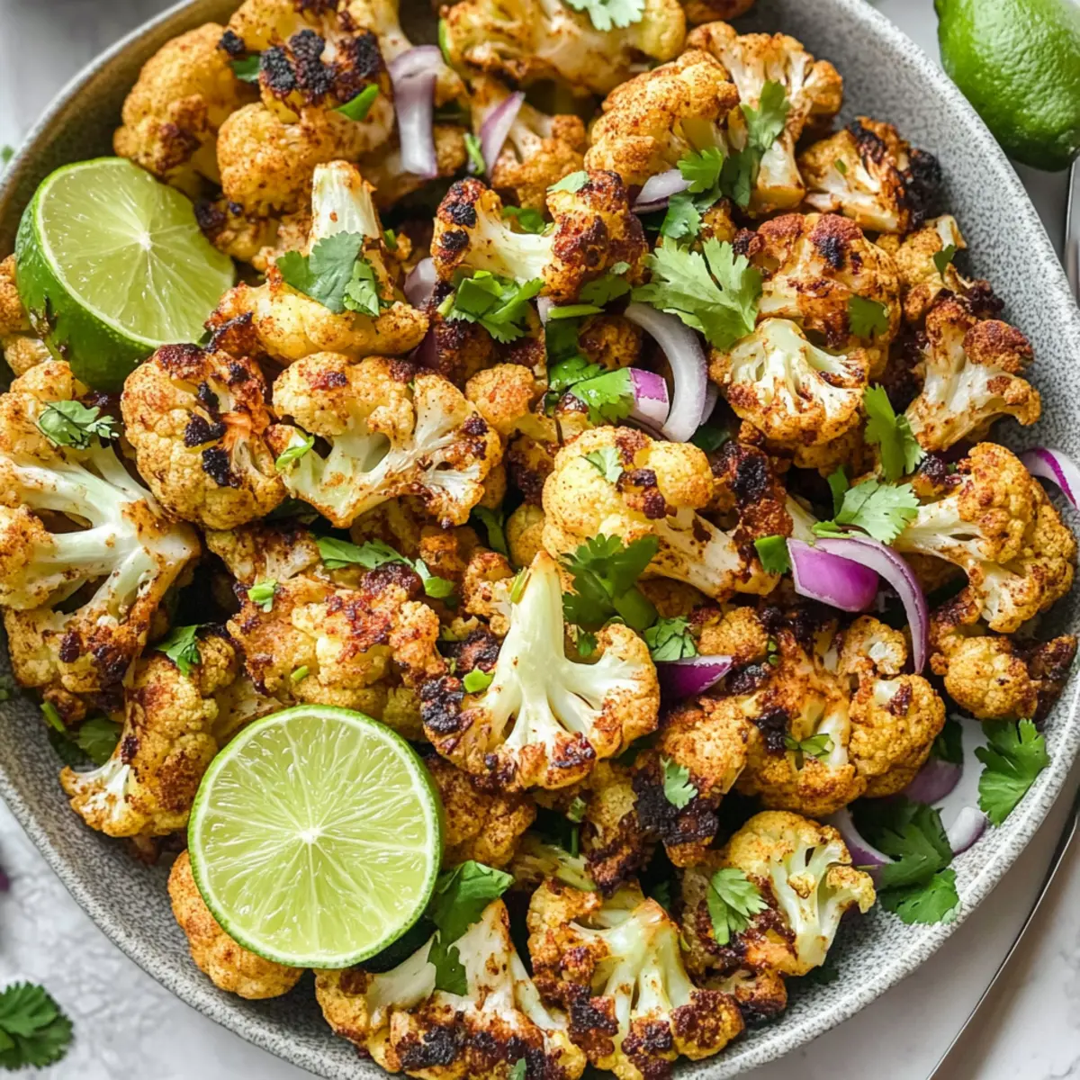 Easy Caramelized Mexican Roasted Cauliflower That's Delicious