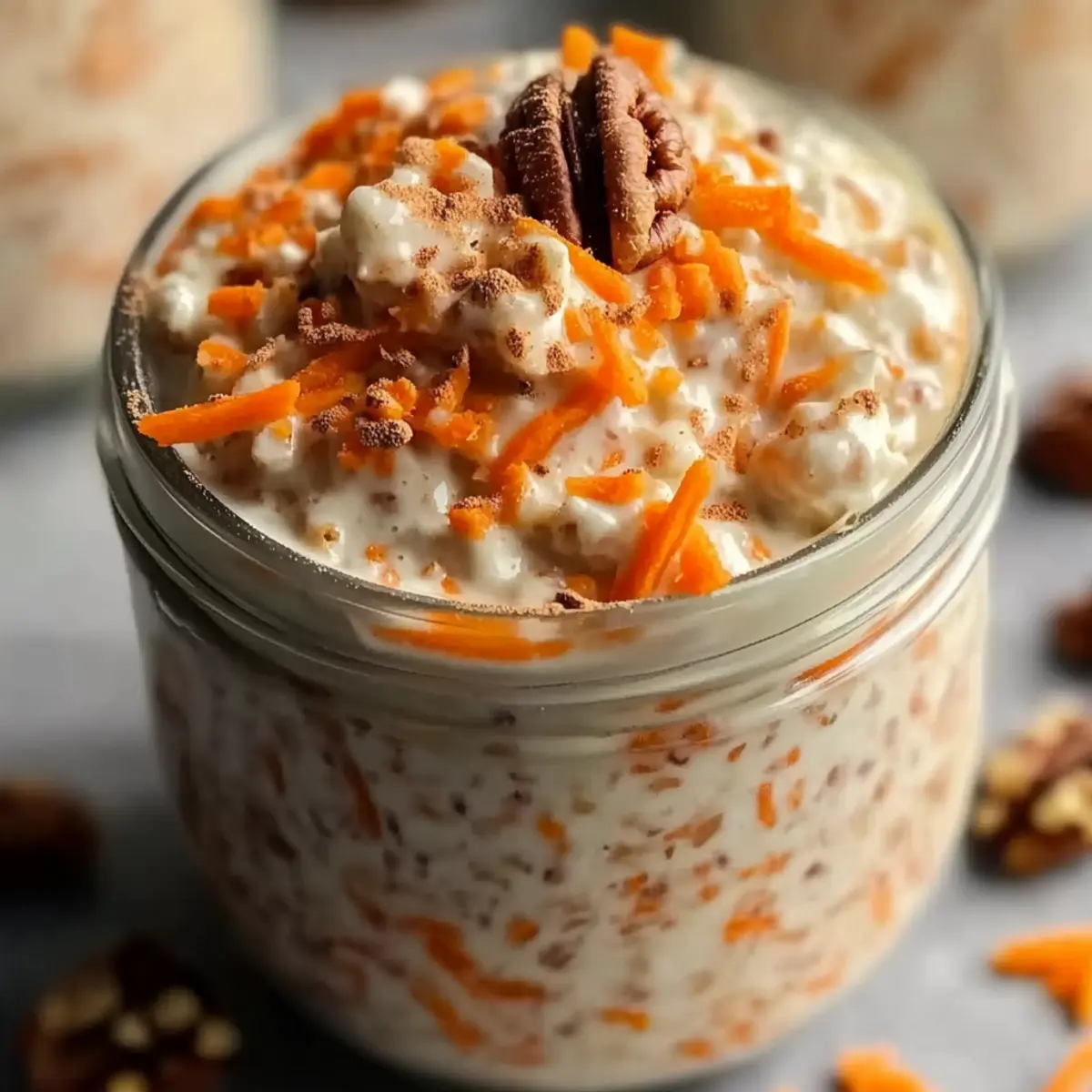 Irresistible Carrot Cake Protein Overnight Oats Recipe