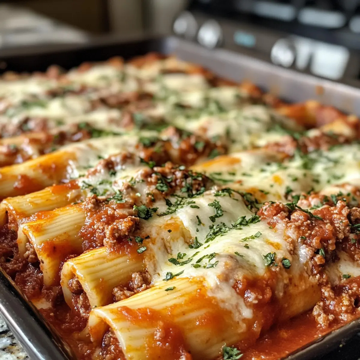 Ultimate Stuffed Manicotti with Delicious Meat Sauce