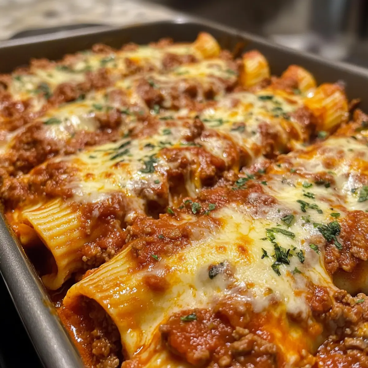 Ultimate Stuffed Manicotti with Delicious Meat Sauce