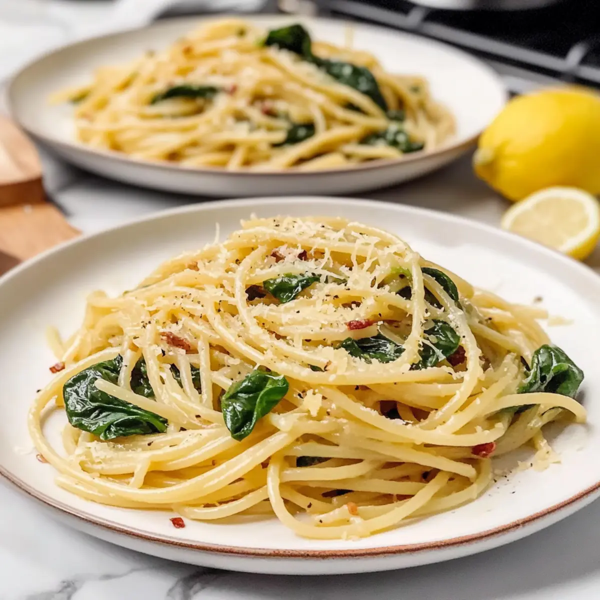 Delicious Spinach Lemon Pasta: A Quick 20-Minute Meal